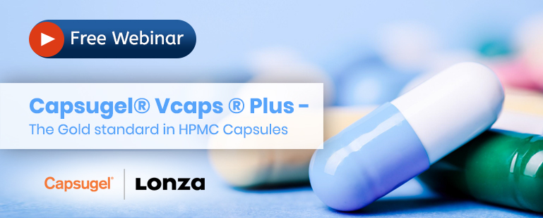 Capsugel® Vcaps® Plus - The Gold standard in HPMC Capsules | Lonza